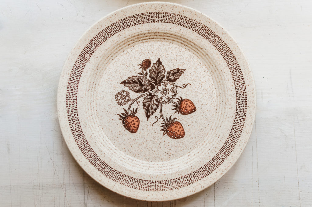 Kenmark Fine China Set of 4 White Flat Cups with Pink Roses (No Saucers ...